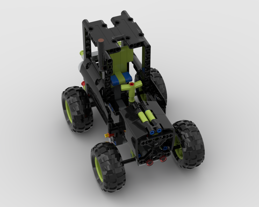 Lego Moc Tractor 42118 Alternative By Erikgs Rebrickable Build With