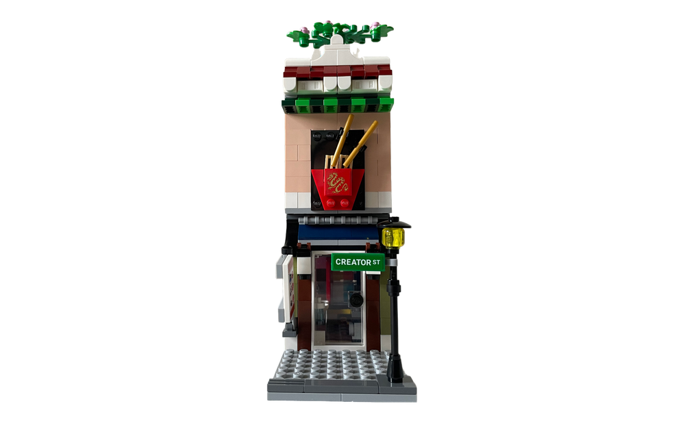 Lego Moc Noodle Shop 31131 Modular Alternate Build By Re Bricked