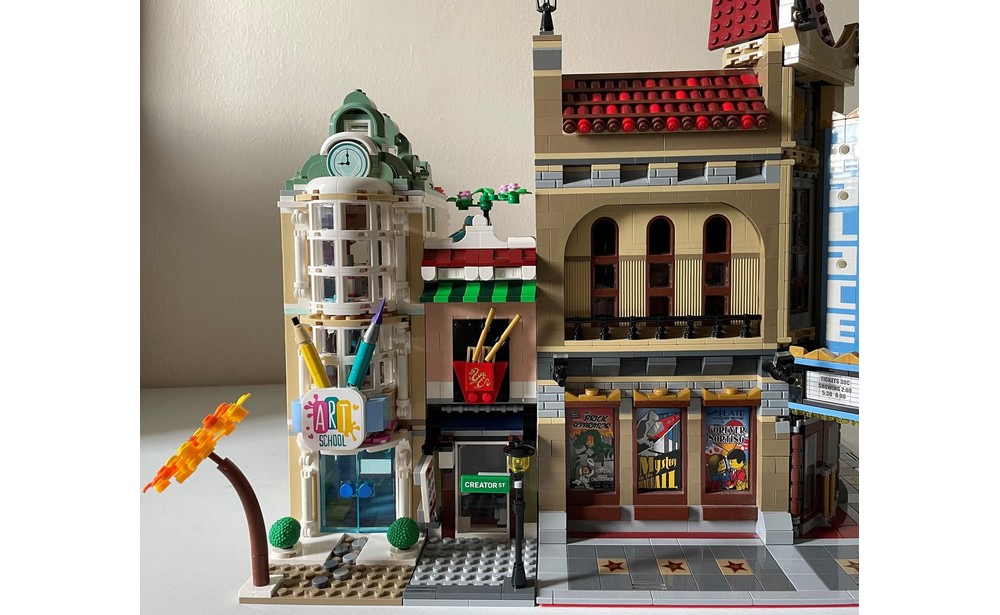 Lego Moc Noodle Shop 31131 Modular Alternate Build By Re Bricked