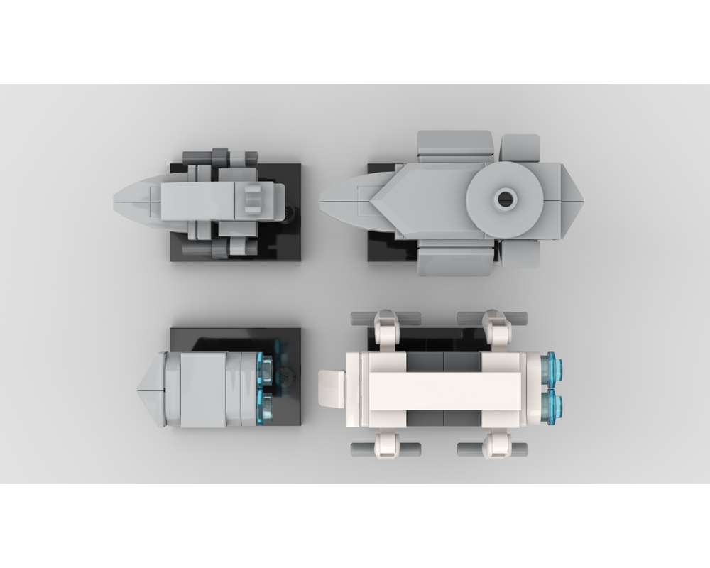 LEGO MOC 1:1455 Small Imperial Ships IV: PB-950, Curich-class, Far ...