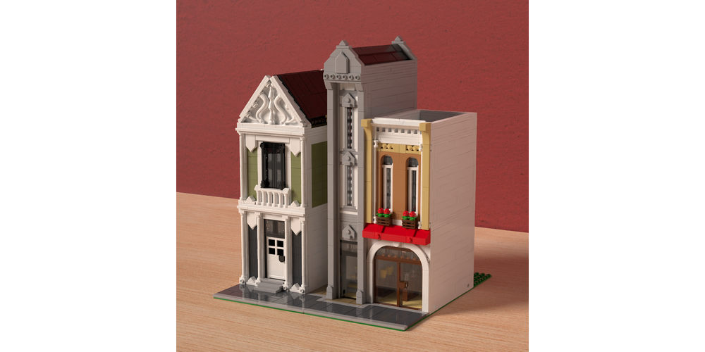 Lego Moc Mug Shop Modular Buildings By Mocexpert Rebrickable Build