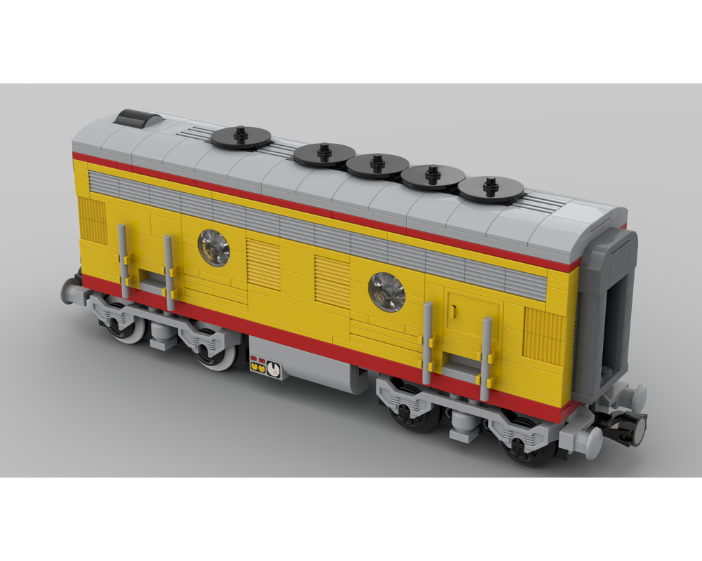 LEGO MOC Union Pacific locomotive Train B unit by josszo | Rebrickable ...