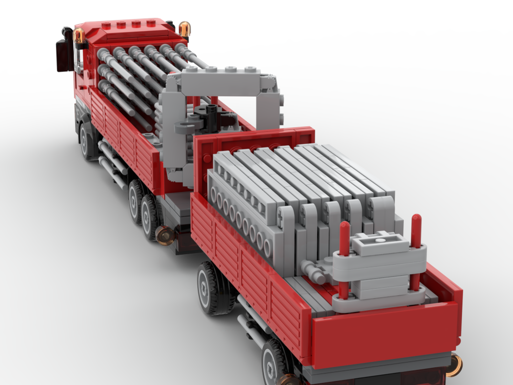 Lego Moc Gerüst Lkw Legocity Style By Mark19817 Rebrickable Build