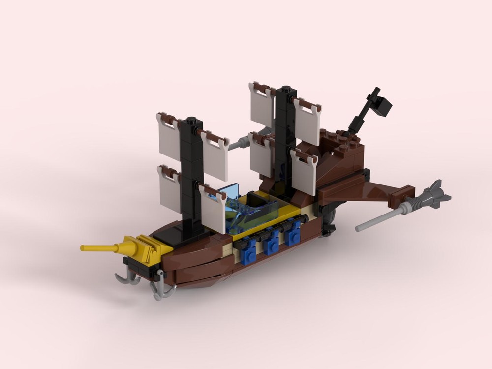 LEGO MOC Pirate Rocket from Lego Universe ( parts exchange and mods) by ...