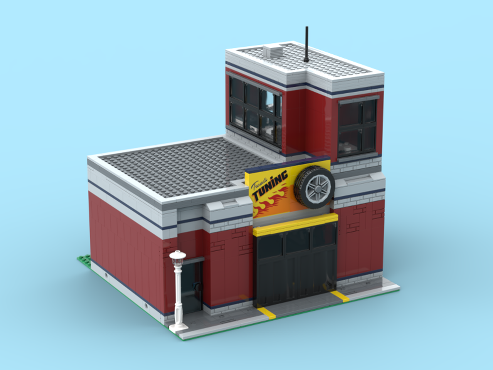 LEGO MOC Tuning Workshop by The Lego Master | Rebrickable - Build with LEGO
