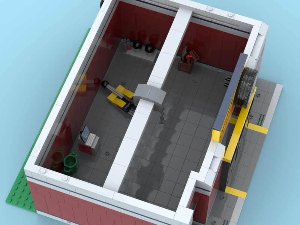 Lego Moc Tuning Workshop By The Lego Master Rebrickable Build With Lego