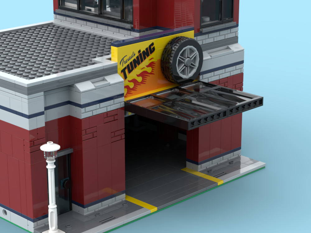 Lego Moc Tuning Workshop By The Lego Master Rebrickable Build With Lego