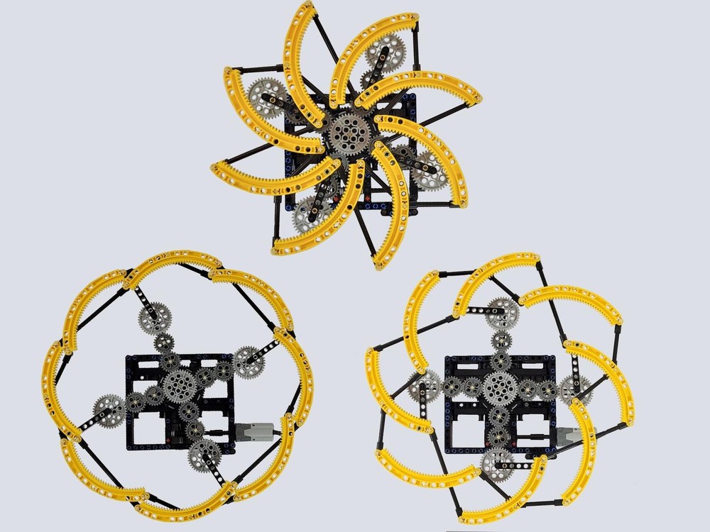 LEGO MOC Lego hoberman mechanism 2 by jemunoz0 | Rebrickable - Build ...