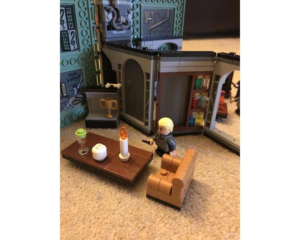 LEGO MOC Slytherin Common Room 76383 Addon by Just_Late | Rebrickable ...
