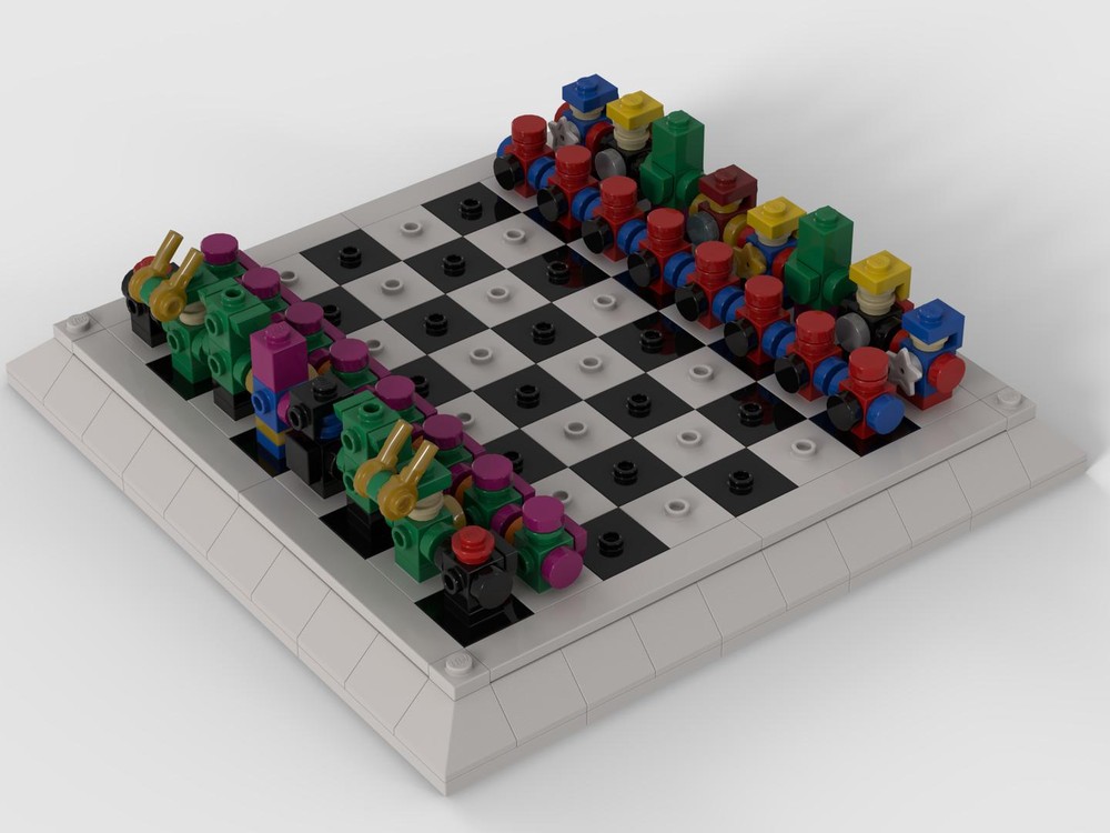 LEGO MOC-122653 Avengers heroes and villains chess by DoctorY ...