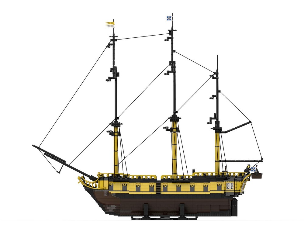 Lego Moc Hms Earl Gruenward Plus Version By Lailao Rebrickable