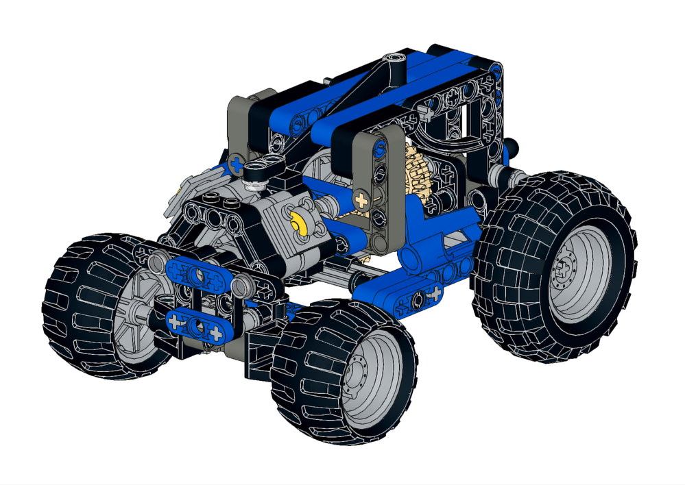 LEGO MOC Hot Rod SUV by NARP | Rebrickable - Build with LEGO