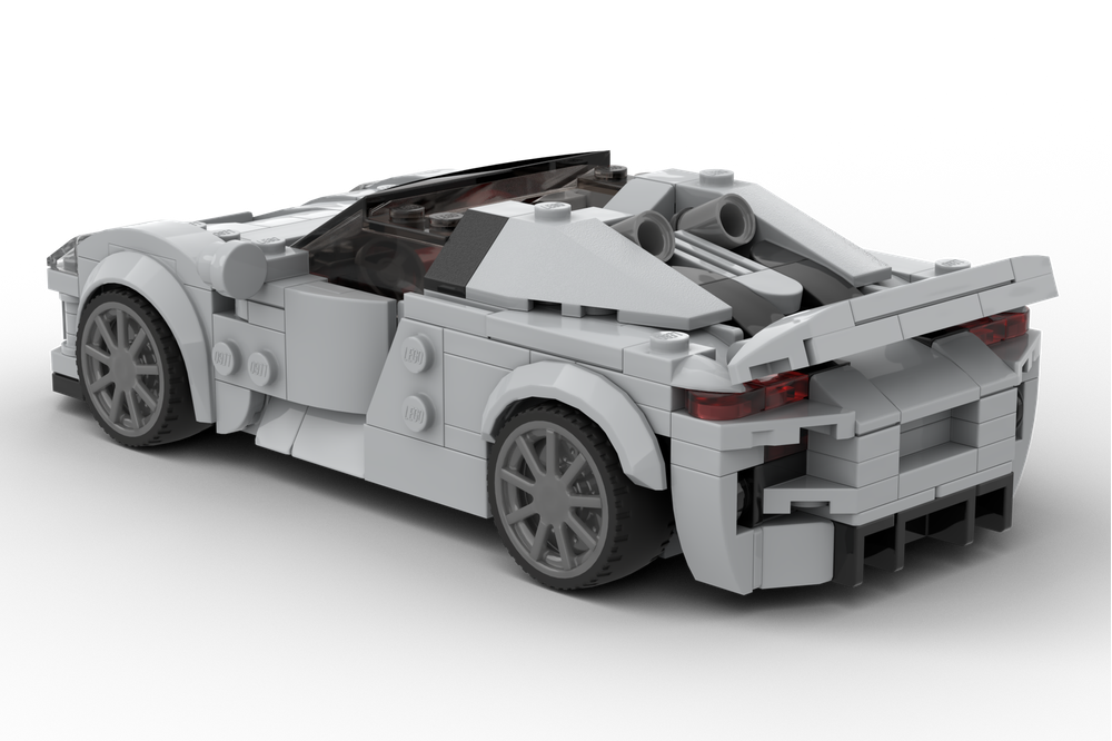Lego Moc Porsche 918 Spyder By Brickbuiltracers Rebrickable Build