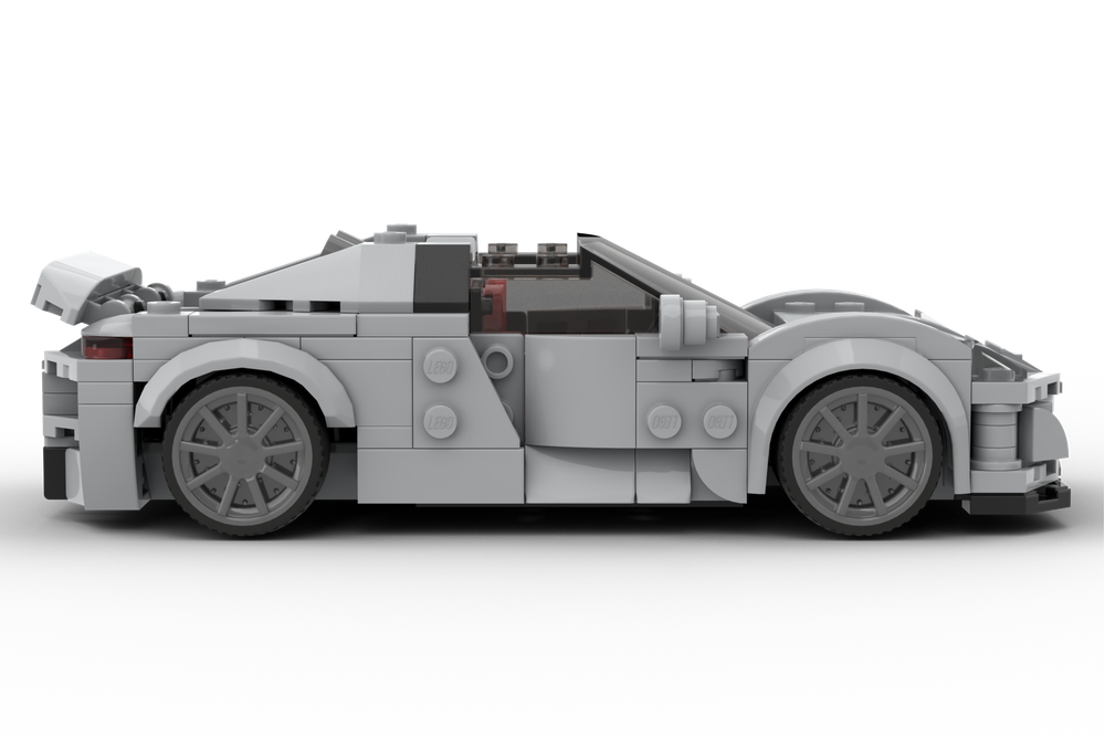 Lego Moc Porsche 918 Spyder By Brickbuiltracers Rebrickable Build