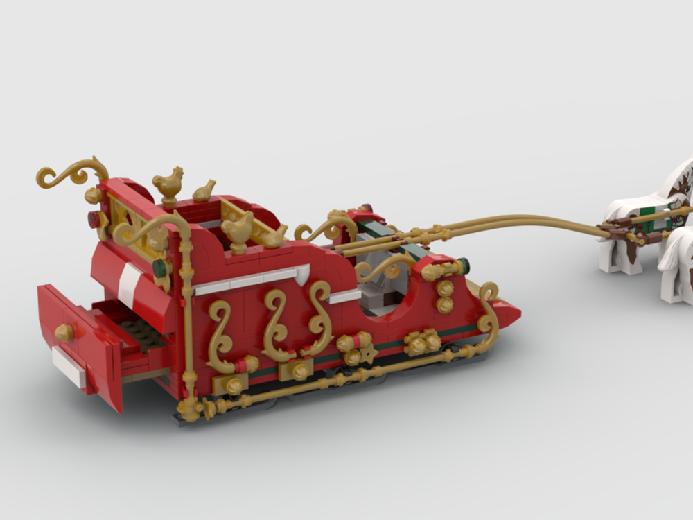 Lego Moc Santas Sleigh By Wilkio48 Rebrickable Build With Lego