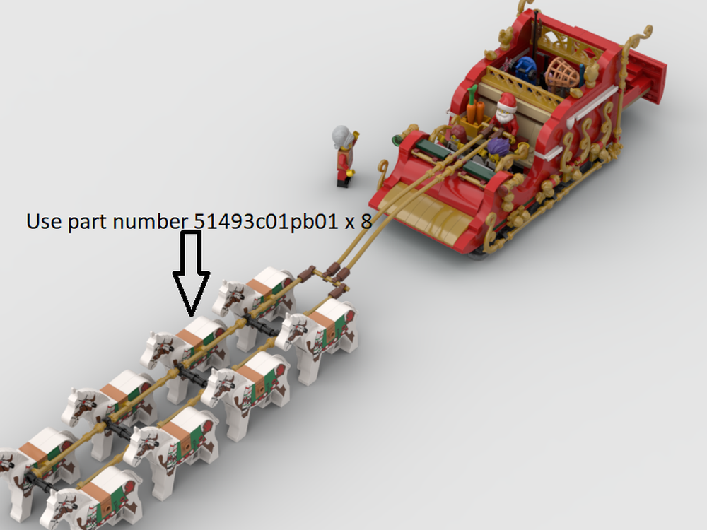 LEGO MOC santas sleigh by wilkio48 | Rebrickable - Build with LEGO