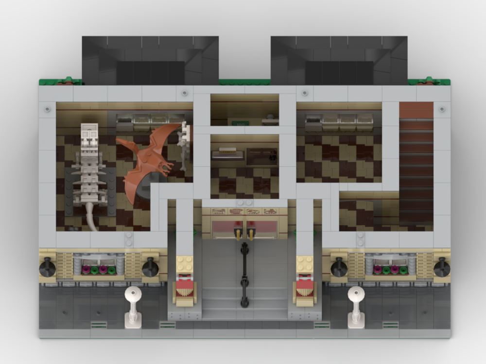 Lego Moc Great Modular Museum By Legofan21 Rebrickable Build With Lego