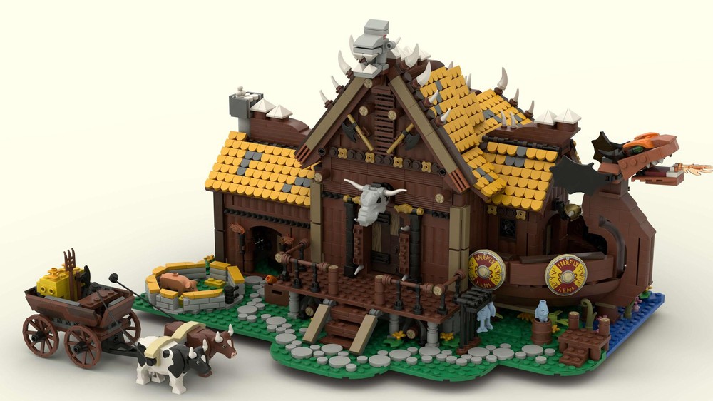 LEGO MOC The Viking House by LegoBricking | Rebrickable - Build with LEGO