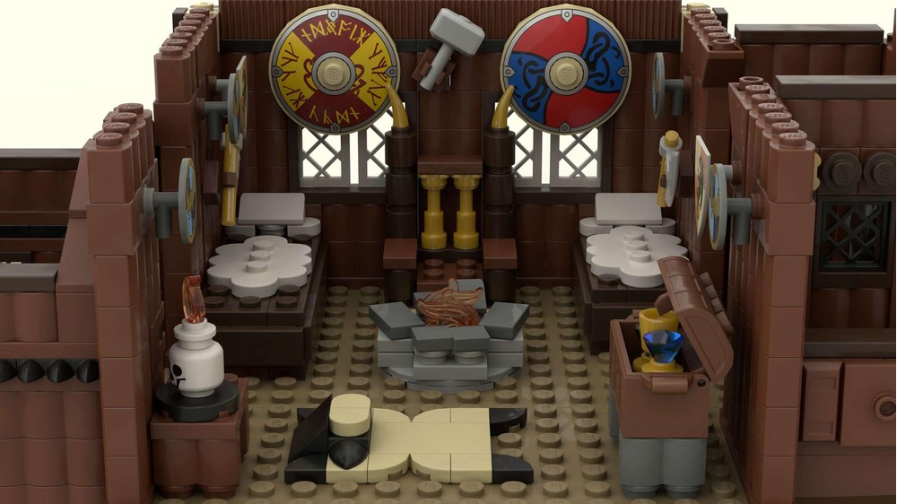 Lego Moc The Viking House By Legobricking Rebrickable Build With Lego