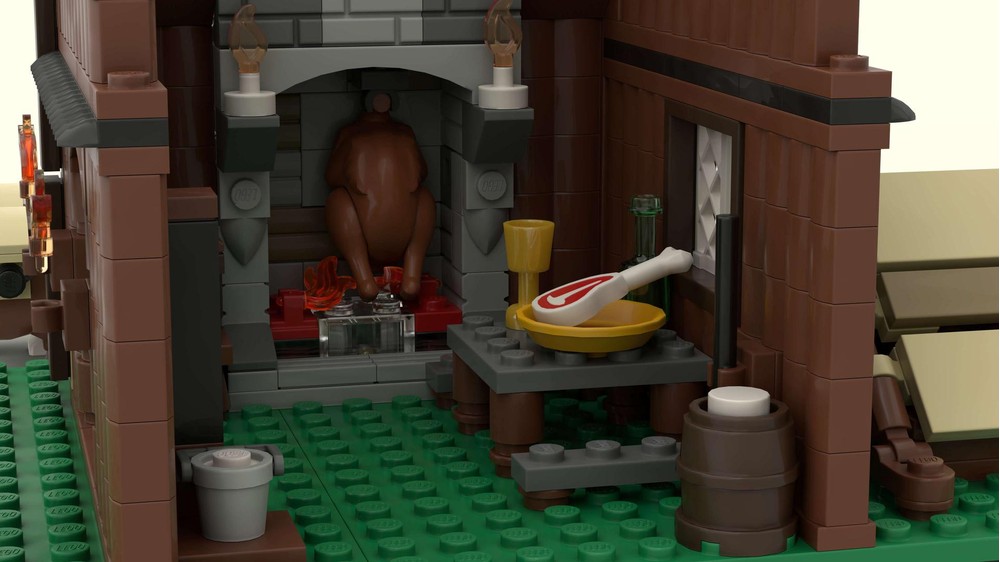 Lego Moc The Viking House By Legobricking Rebrickable Build With Lego