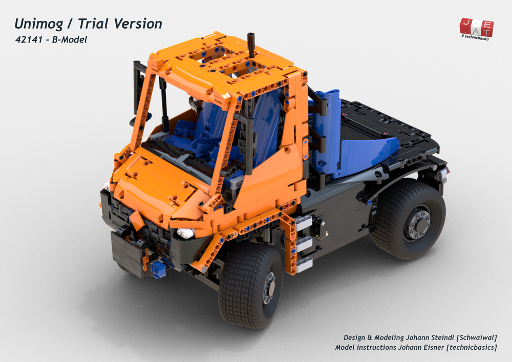 LEGO MOC Trial Unimog - 42141 B-Model by technicbasics | Rebrickable ...