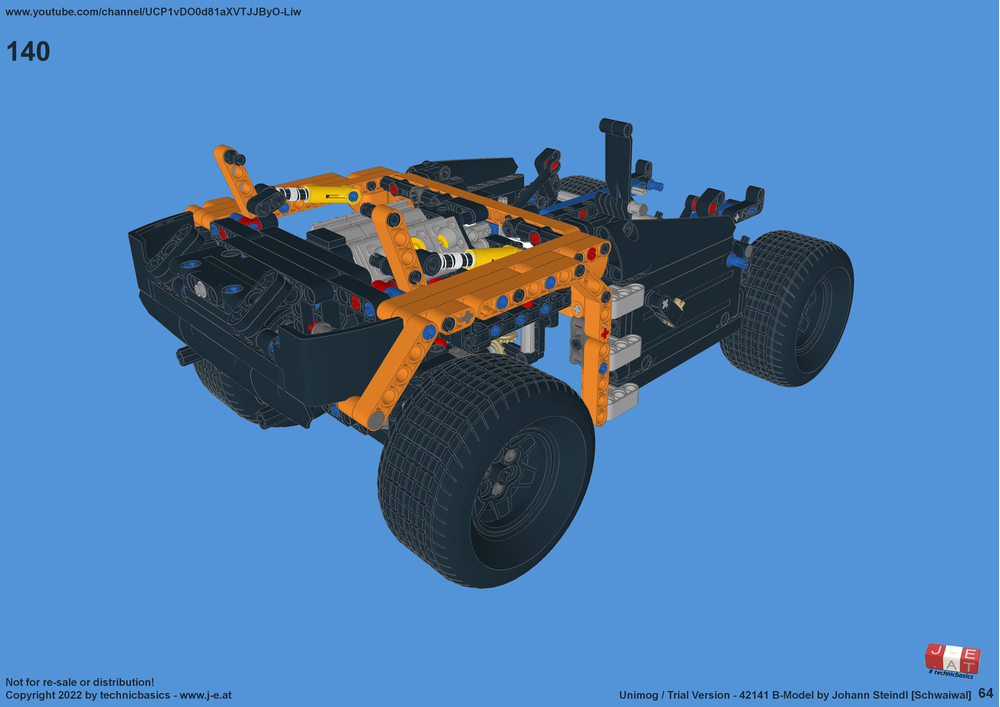 LEGO MOC Trial Unimog - 42141 B-Model by technicbasics | Rebrickable ...