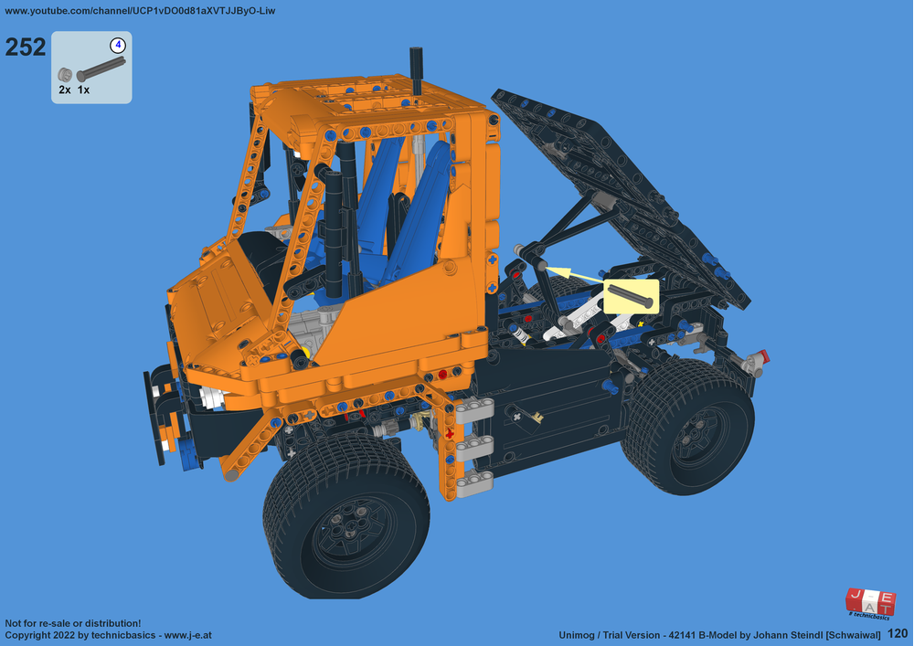 LEGO MOC Trial Unimog - 42141 B-Model by technicbasics | Rebrickable ...