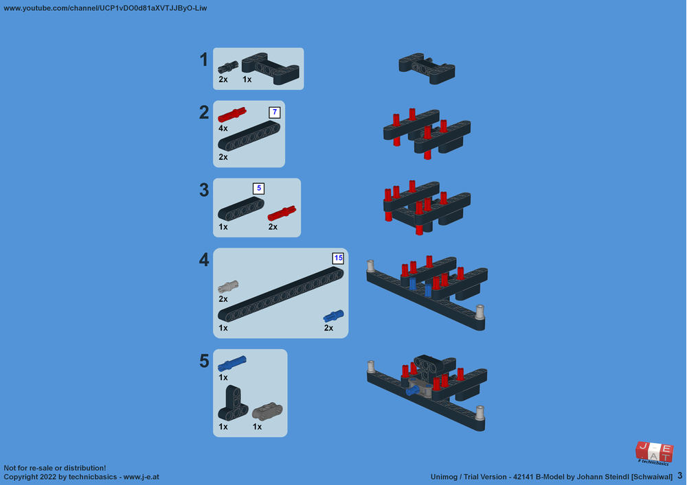 LEGO MOC Trial Unimog - 42141 B-Model by technicbasics | Rebrickable ...