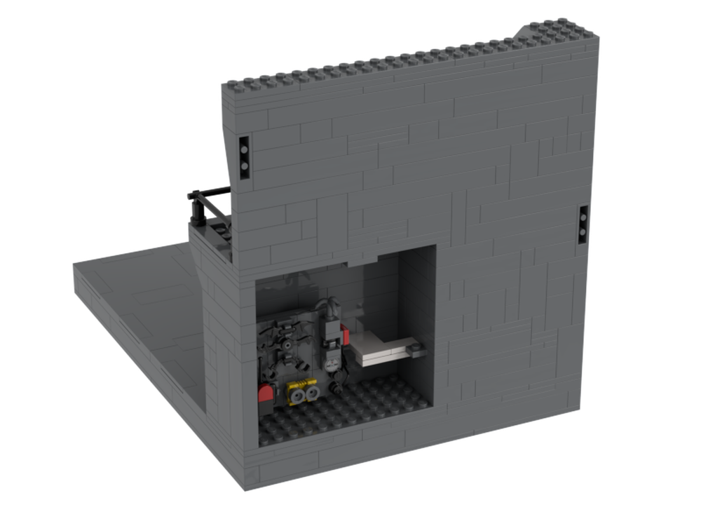 Lego Moc Batcave Side Area And Gadgets Btas The Animated Series By