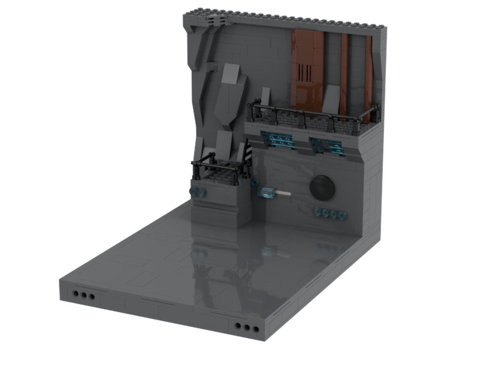 Lego Moc Batcave Side Area And Gadgets Btas The Animated Series By