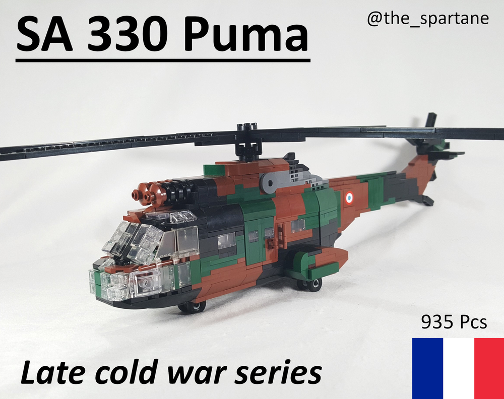 LEGO MOC SA330 Puma by Spartane | Rebrickable - Build with LEGO