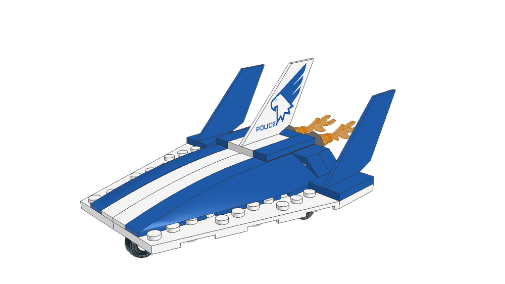 LEGO MOC 60208 Supersonic Jet by julien1001 | Rebrickable - Build with LEGO