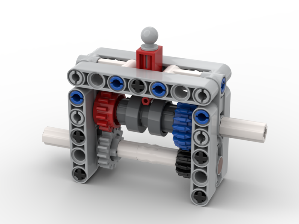 LEGO MOC 2-Speed Gearbox by BD Technic | Rebrickable - Build with LEGO