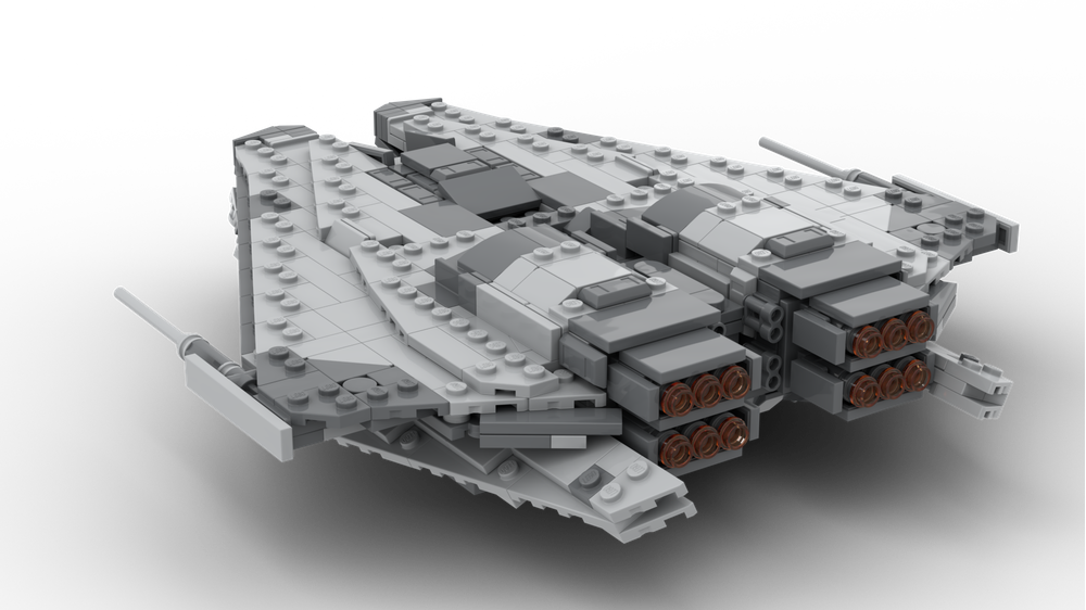 LEGO MOC Krait Mk 2 (1:300 scale) by Qwinter | Rebrickable - Build with ...