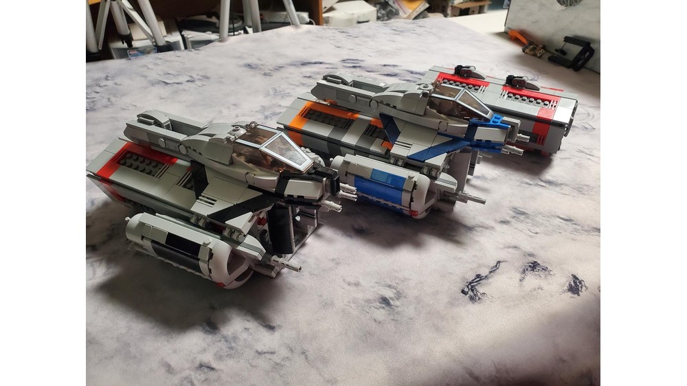 LEGO MOC HT-33 Resistance Dropship by Tj_the_Brickwright | Rebrickable ...