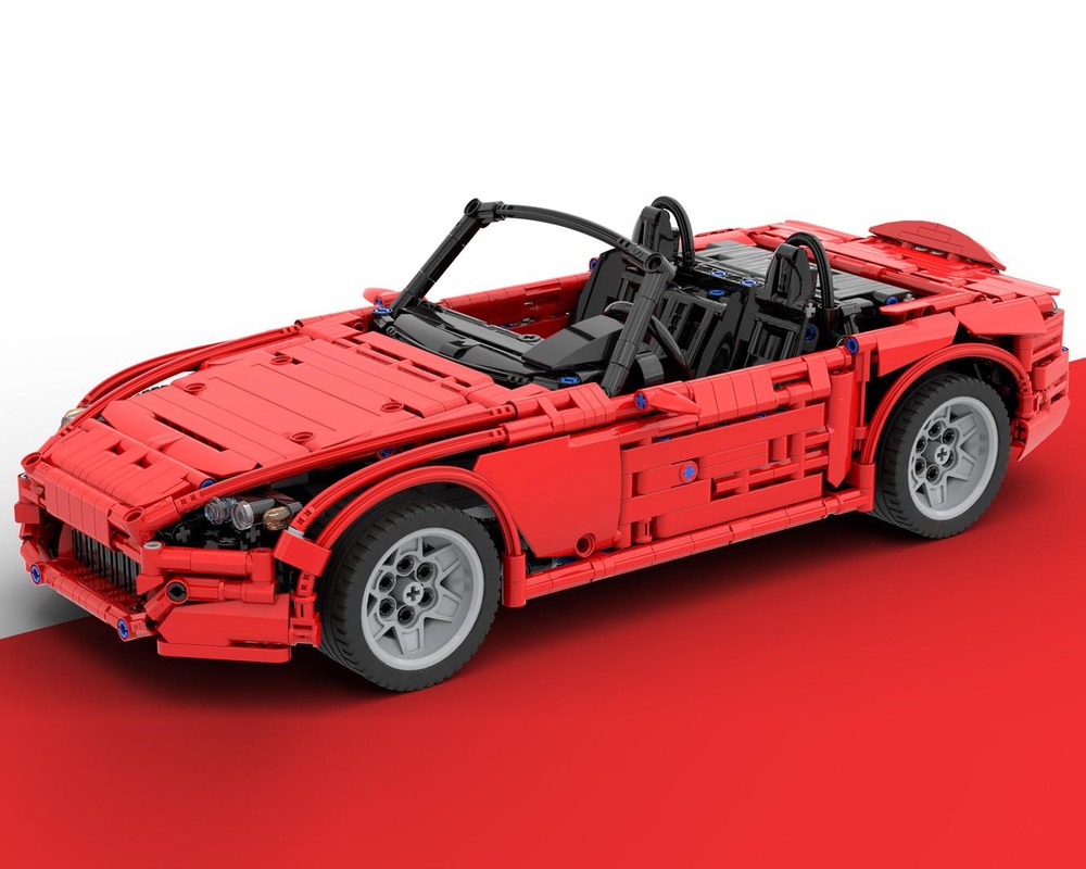 LEGO MOC Honda S2000 (Red Version) by Nico71 | Rebrickable - Build with ...