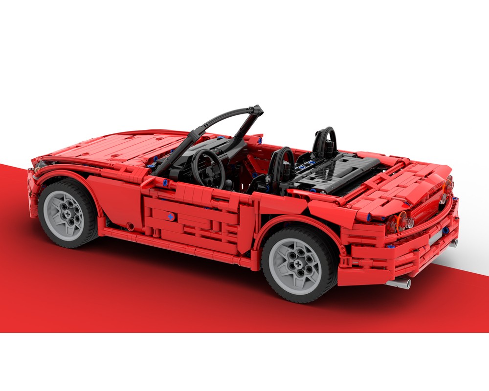 Lego Moc Honda S2000 Red Version By Nico71 Rebrickable Build With
