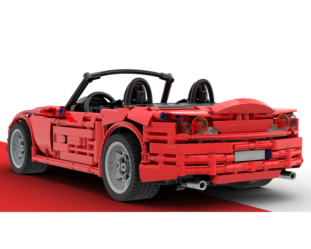 Lego Moc Honda S2000 Red Version By Nico71 Rebrickable Build With