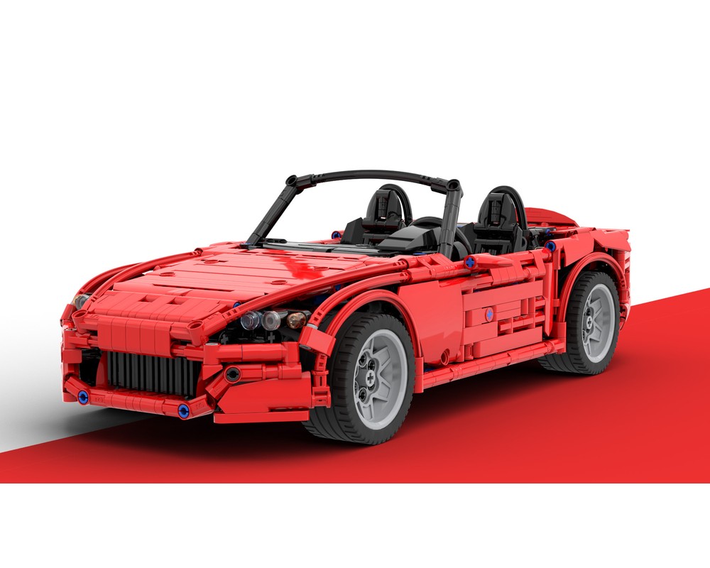 LEGO MOC Honda S2000 (Red Version) by Nico71 | Rebrickable - Build with ...