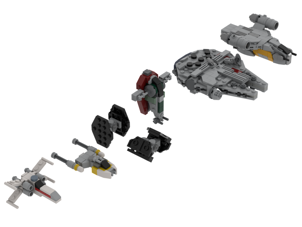 Lego Moc Btl A4 Y Wing Fighterbomber By Sabiwabi Rebrickable