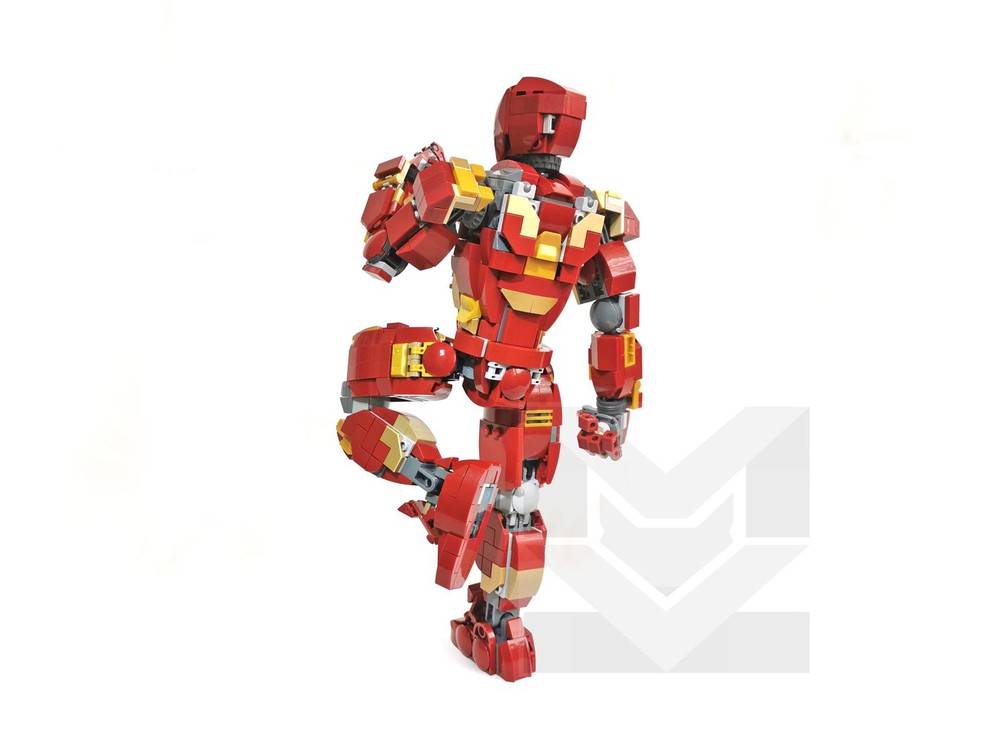 Lego Moc Iron Man Figure Mk 43 Revamp By Kmx Creations Rebrickable