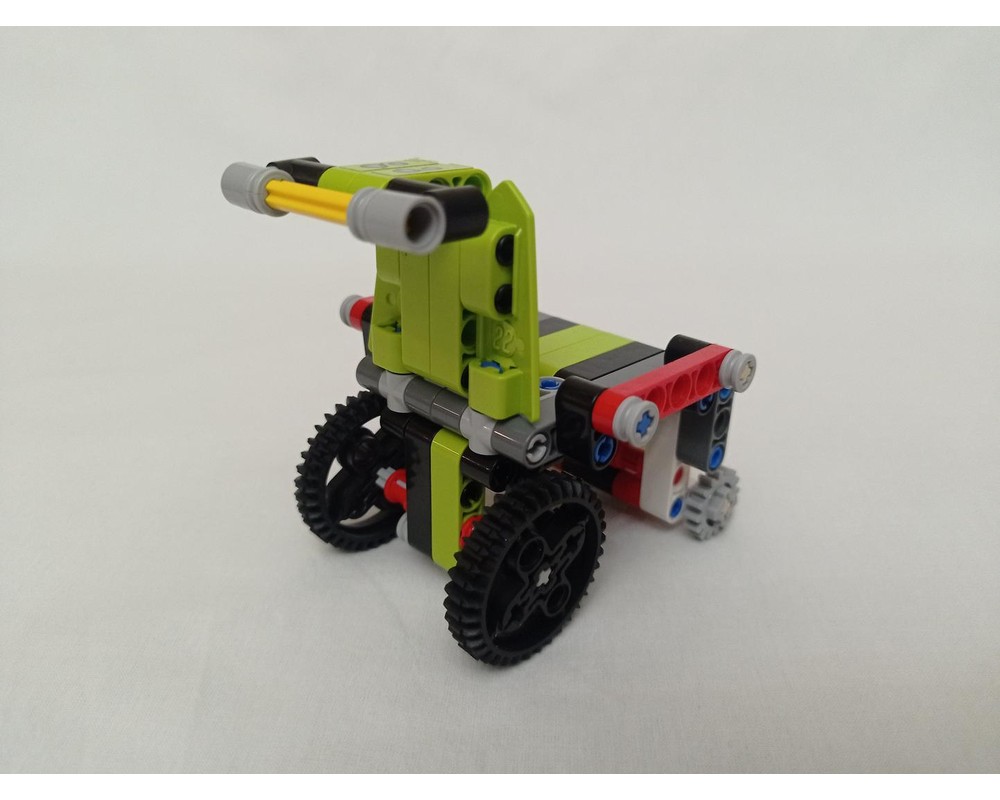 LEGO MOC Wheelchair 42102 Alternative by ErikGS | Rebrickable - Build ...