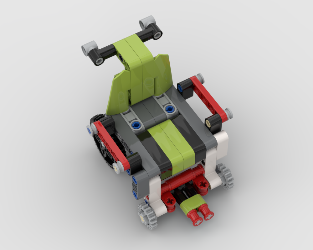 LEGO MOC Wheelchair 42102 Alternative by ErikGS | Rebrickable - Build ...