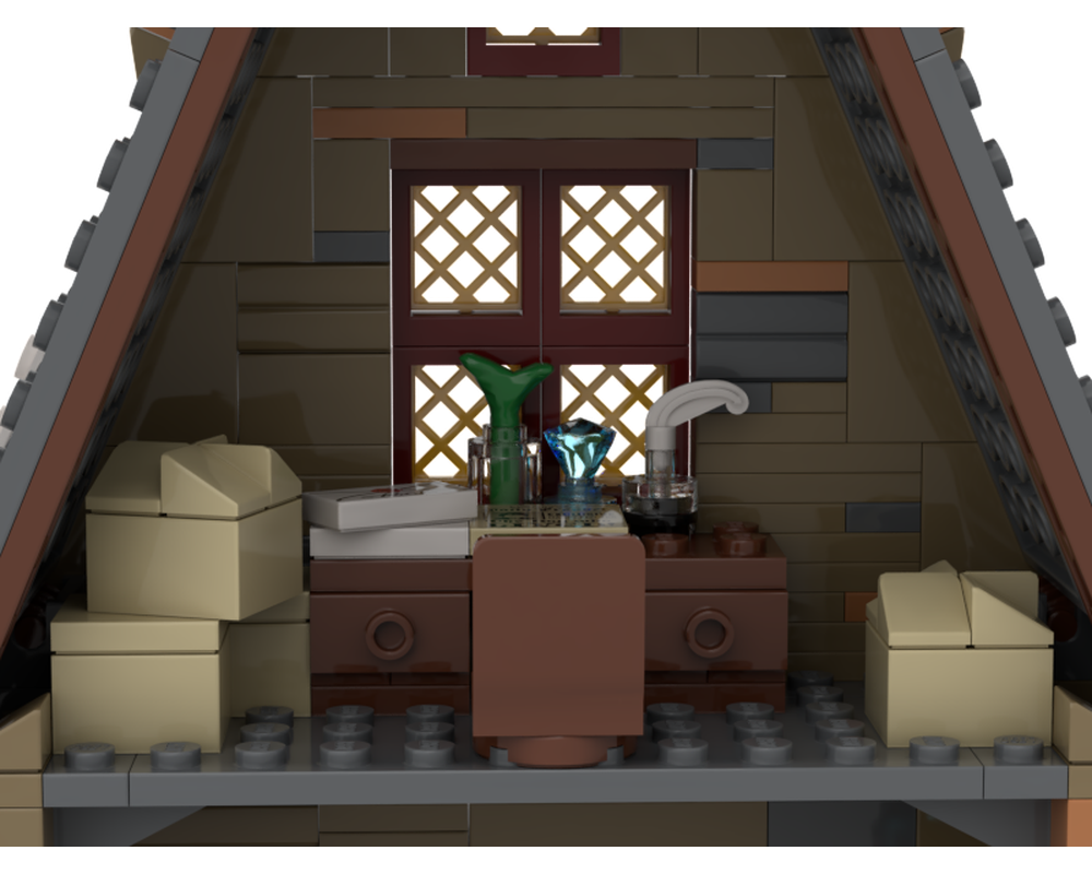 LEGO MOC Hogsmeade Generic House (Writer) by JD Bricks | Rebrickable ...