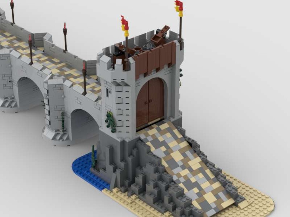 LEGO MOC Lion Knights' Castle Bridge (Fits 10305) by bricktron9428 ...