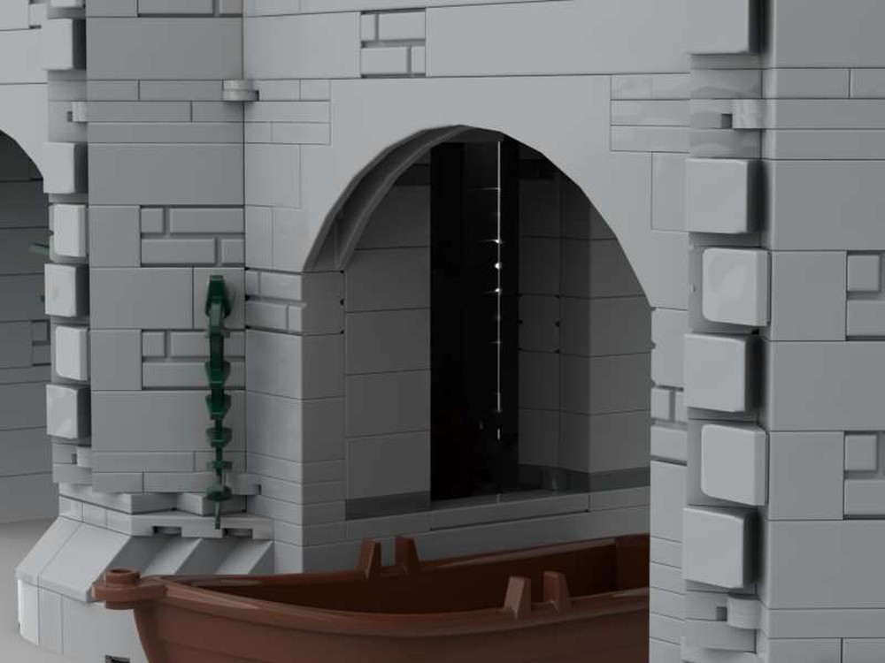Lego Moc Lion Knights Castle Bridge Fits 10305 By Bricktron9428