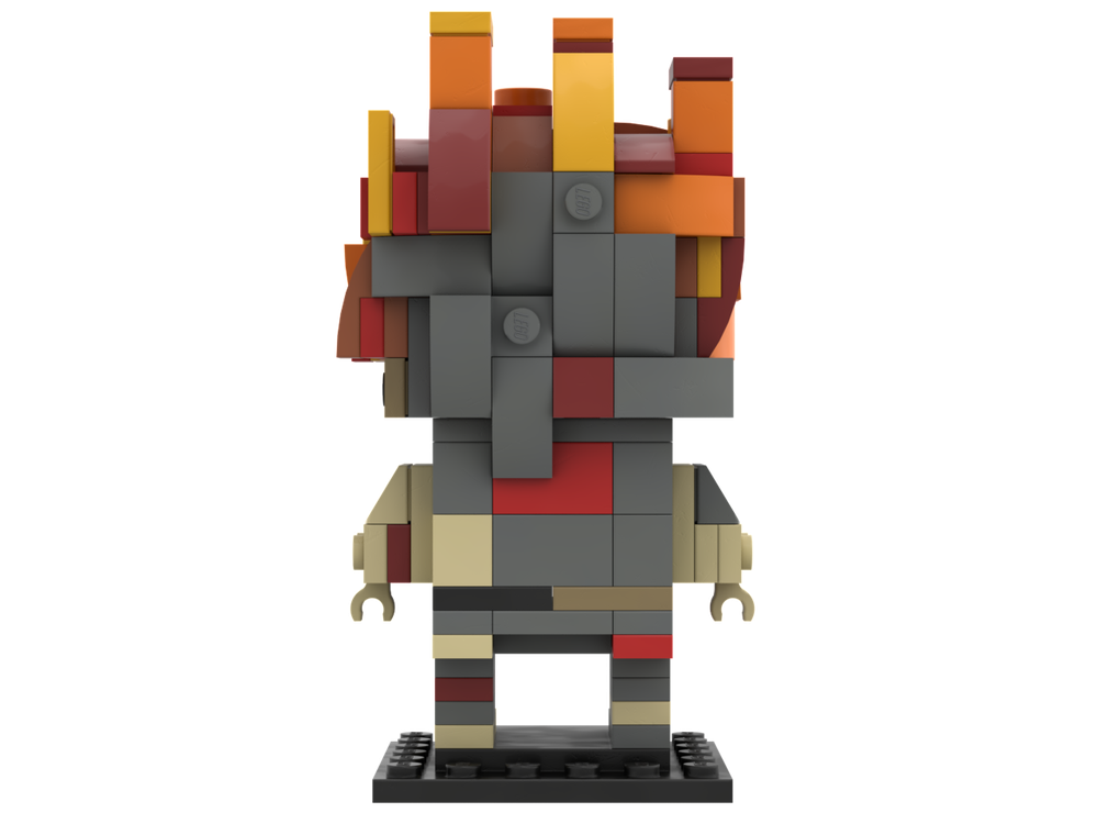 Lego Moc Lego The Last Of Us Tlou Clicker Brickheadz By Insanenoob