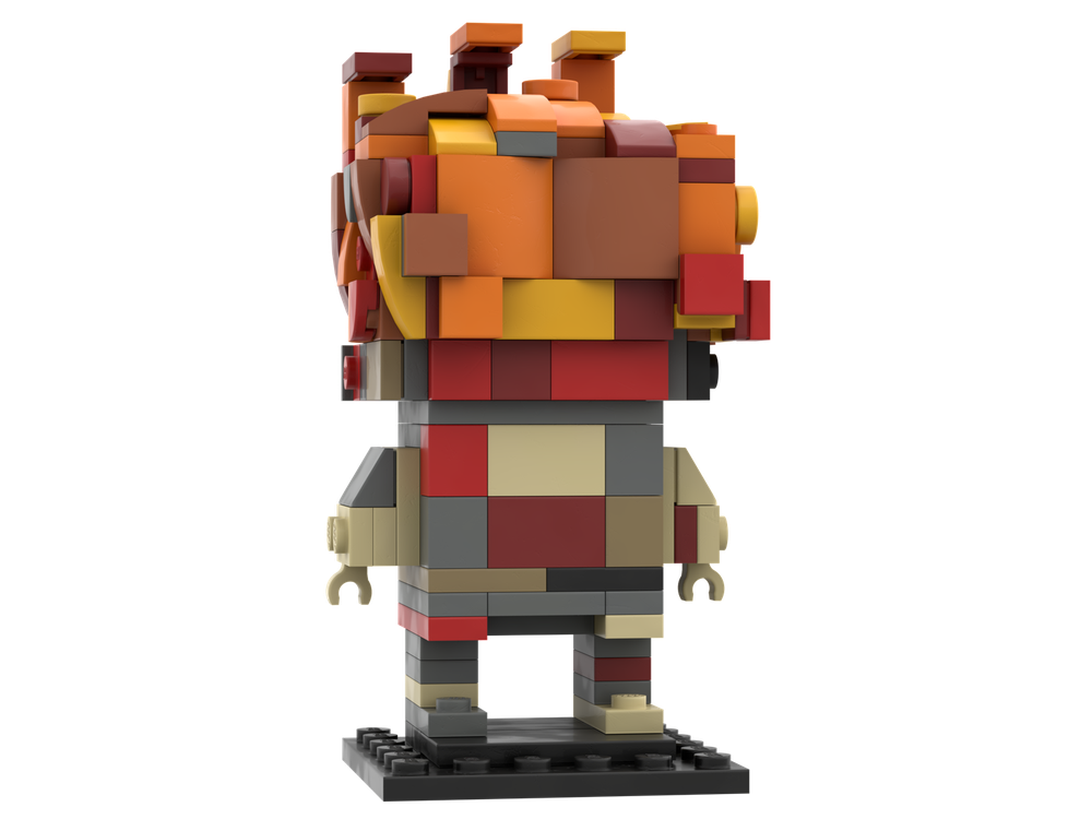 Lego Moc Lego The Last Of Us Tlou Clicker Brickheadz By Insanenoob