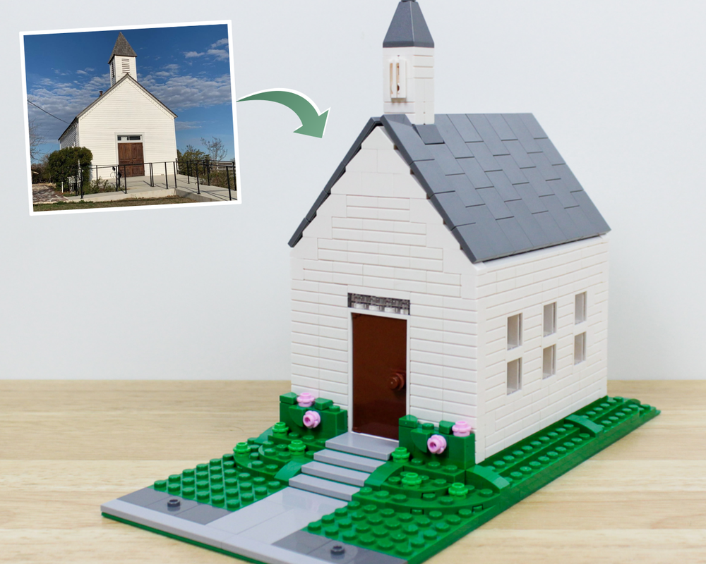 LEGO MOC Small Chapel by Stonewall Bricks | Rebrickable - Build with LEGO