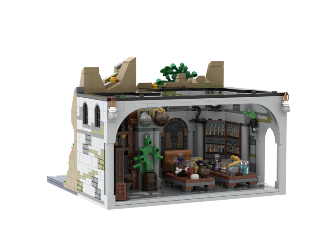 LEGO MOC 1/4 Potion Classroom by Fancy Bricks | Rebrickable - Build ...